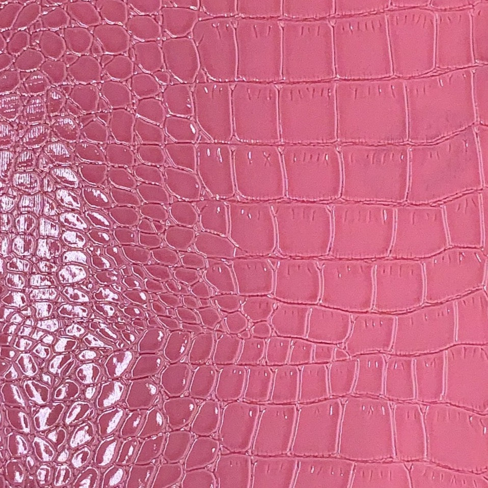 Le Embossed Croc Vute Hot Pink – Designer Wallcoverings and Fabrics