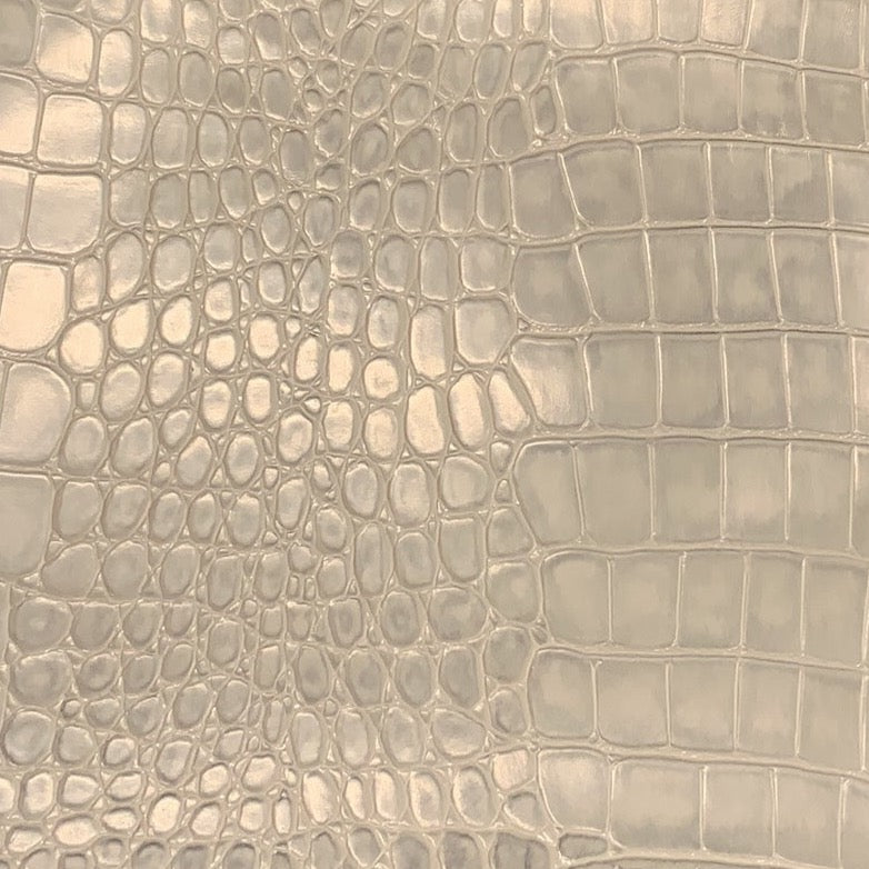 LE EMBOSSED CROC VOLTA GREY – Designer Wallcoverings and Fabrics