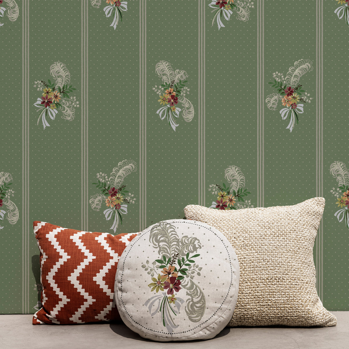 Ema's 1940's Wallpaper | DW Bespoke Studios – Designer Wallcoverings ...