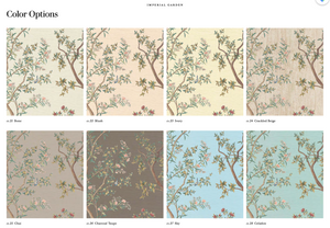 Imperial Garden Sky Mural | Iksel Luxury Murals – Designer ...