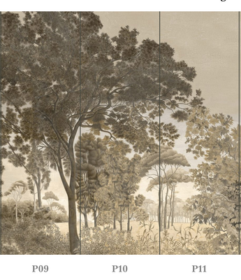 Italian Promenade Sepia Tones Mural | Iksel Luxury Murals – Designer ...