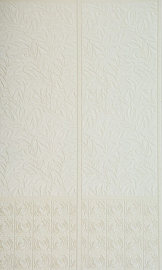 Morris Willow Boughs Dado Embossed Natural Paintable X | Lincrusta ...