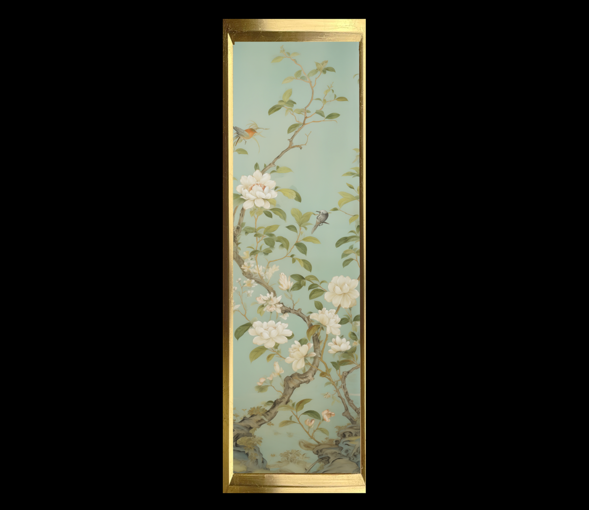 Bayside Birds Tromp L'Oeil Wall Panel "B" – Designer Wallcoverings and ...