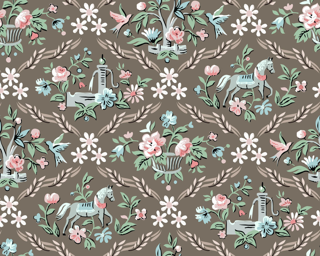Asbury 1950's Wallpaper | DW Bespoke Studios – Designer Wallcoverings ...