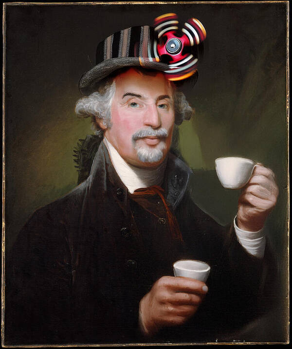 Tea Spinner - Art Print – Designer Wallcoverings and Fabrics